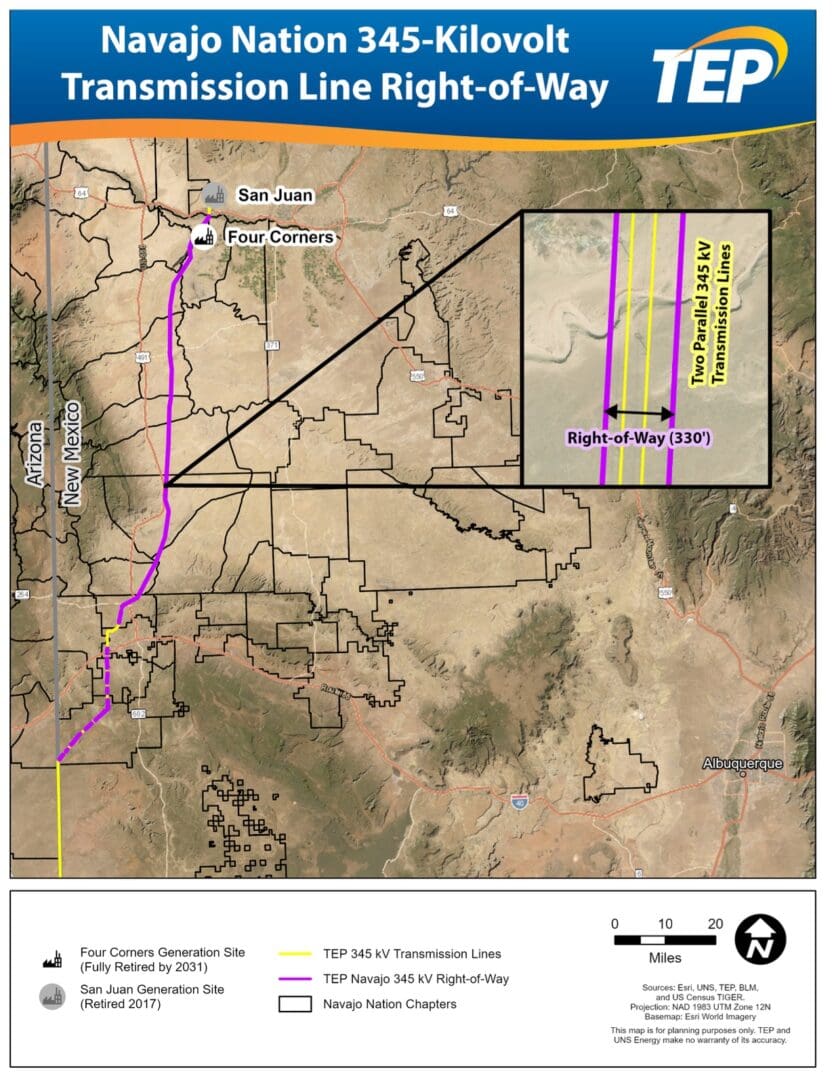 TEP Transmission Line ROW Renewal (Updated) - Tó Nizhóní Ání