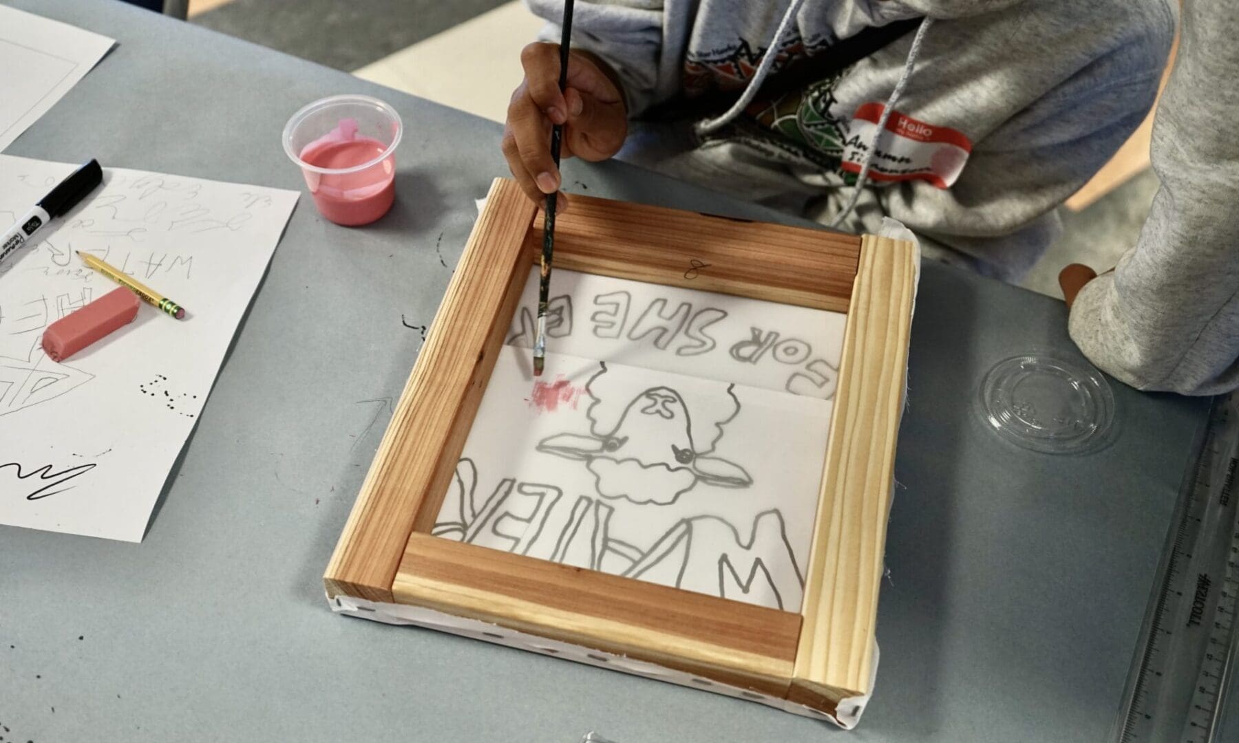 Youth Printmaking Workshop - Tó Nizhóní Ání